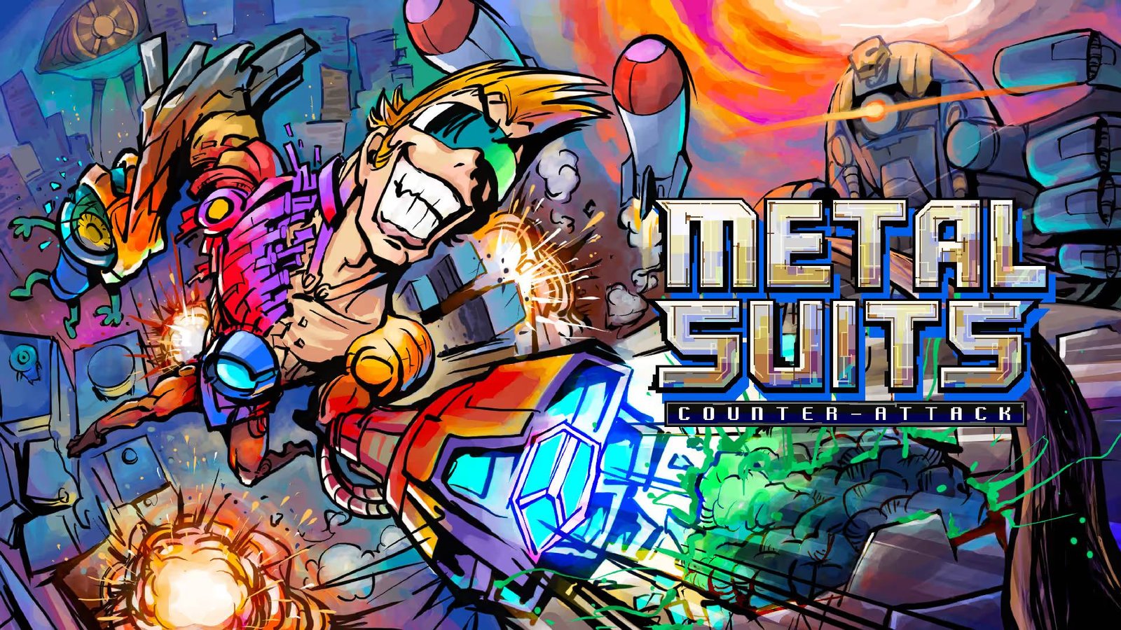 Metal Suits: Counter-Attack Nintendo Switch Gameplay | Handheld Players