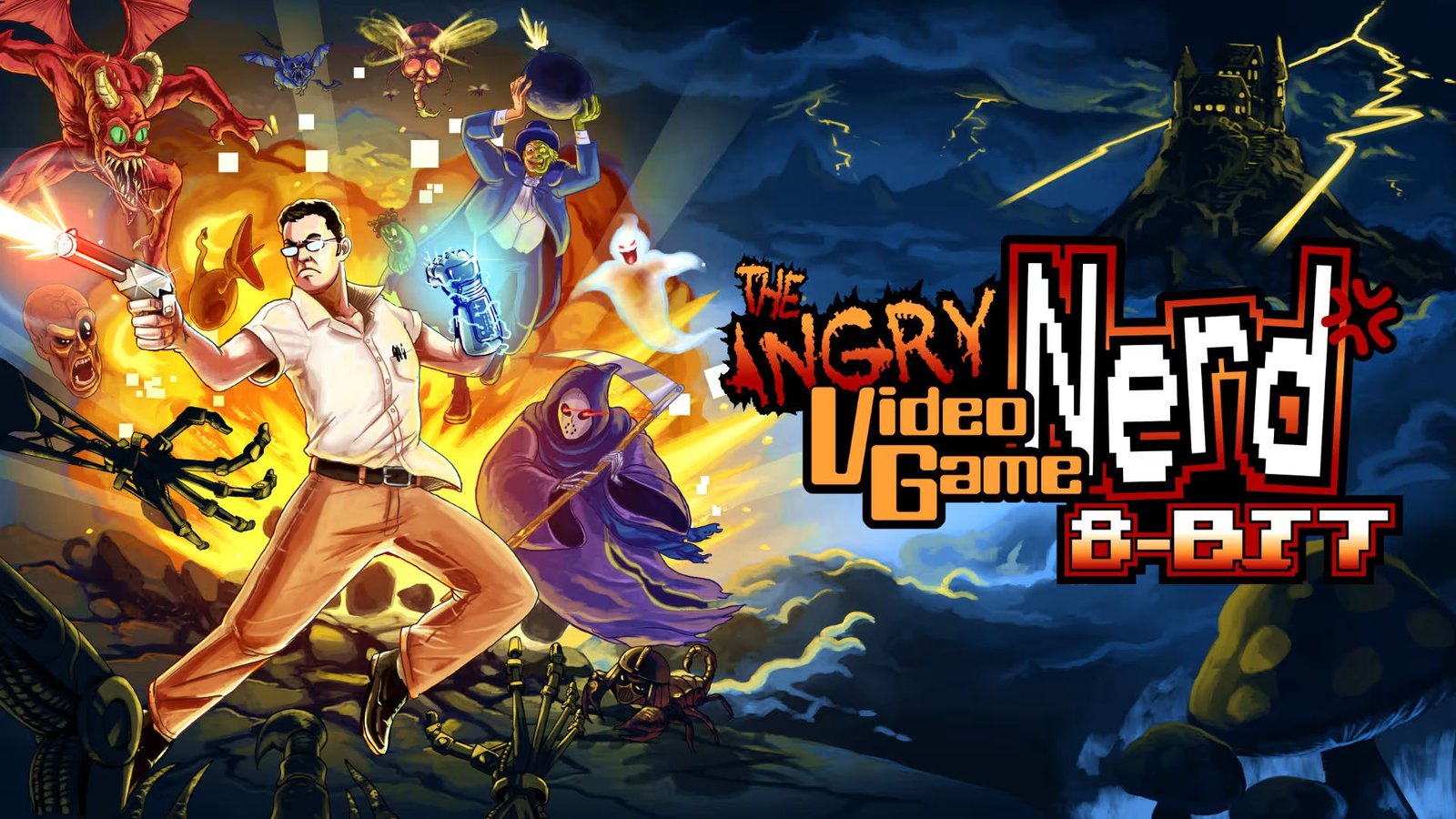 The Angry Video Game Nerd 8-bit Nintendo Switch 1 Gameplay Impressions ...