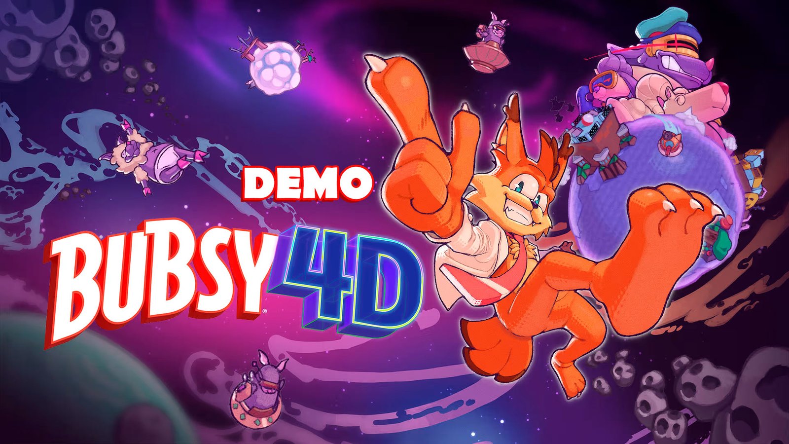 Bubsy 4D Nintendo Switch 1 Demo Gameplay Impressions | Handheld Players